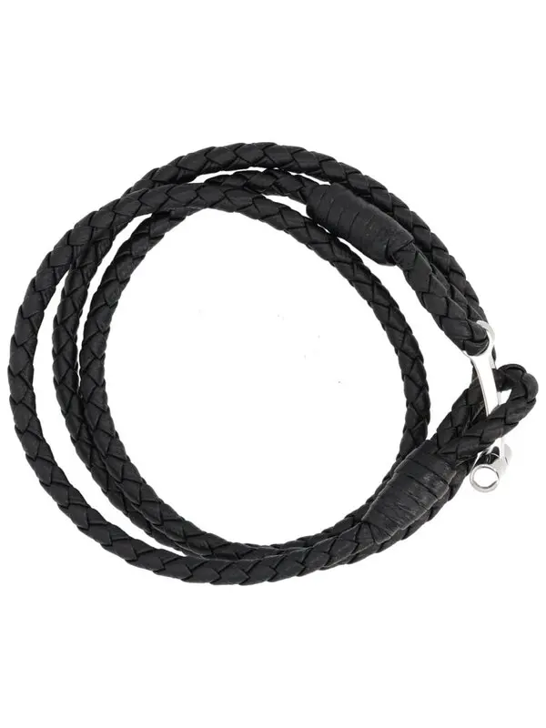TOM FORD Bracciale In Pelle Intrecciata