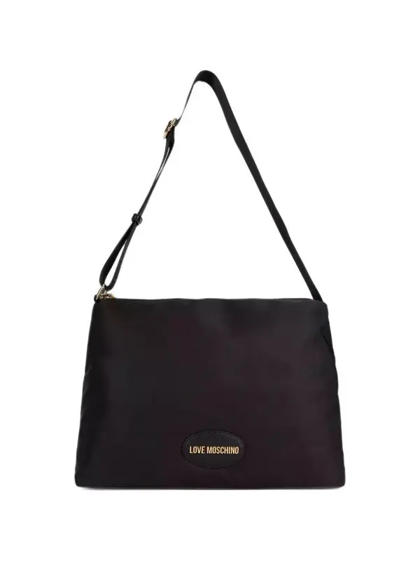 Moschino Logo-plaque Adjustable-strap Shoulder Bag