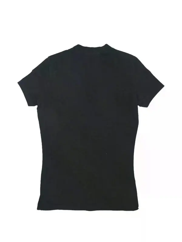 Dior 2002 Denim-print Short-sleeve T-shirt