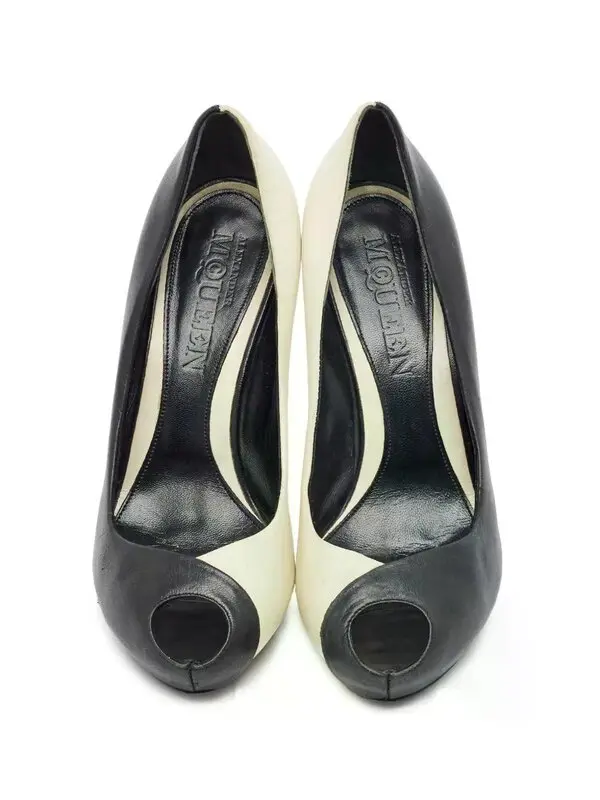 Alexander McQueen Peep-toe Heeled Pumps