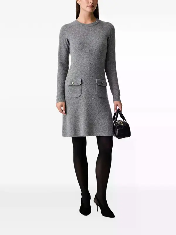 JOOP! Button-pocket Long-sleeve Mini Dress