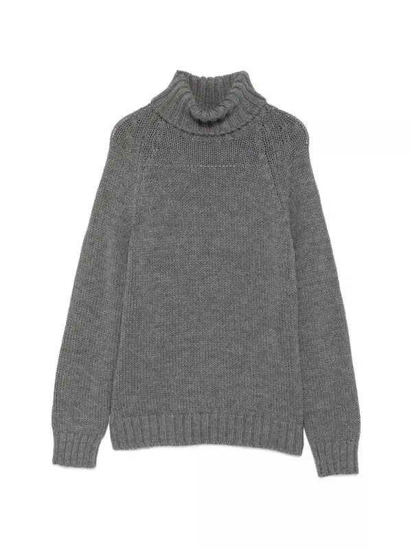 BASE Roll-neck Raglan-sleeve Sweater
