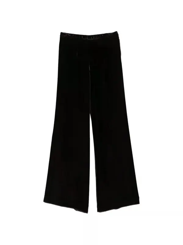 FORTE_FORTE Velvet Wide-leg Trousers