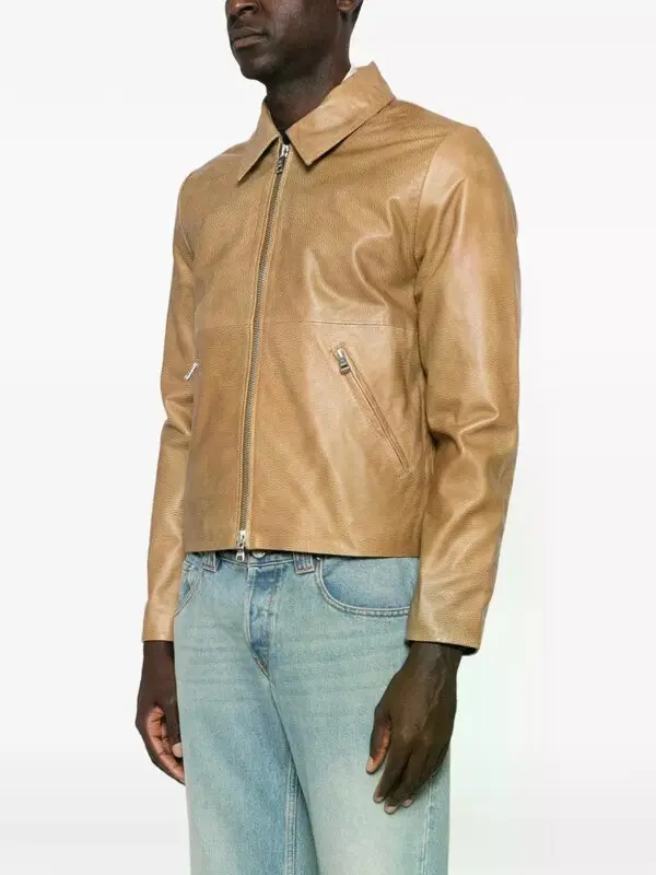 WON HUNDRED Dutton Leather Jacket