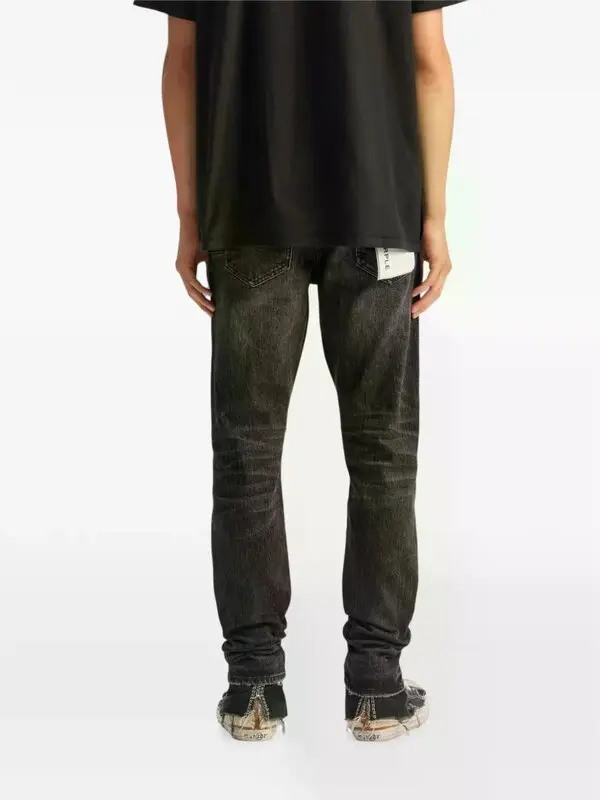 PURPLE BRAND Vintage Heavy Destroy Distressed Bootcut Jeans