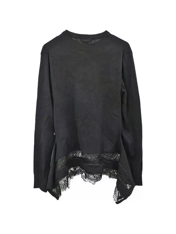 LOUIS VUITTON 2018 Lace-trim Sweater