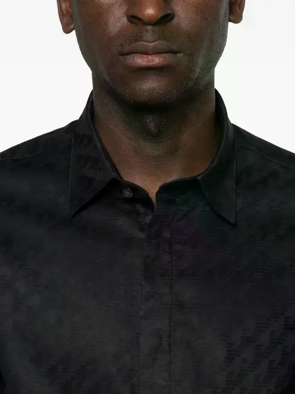 Emporio Armani Jacquard-logo Shirt