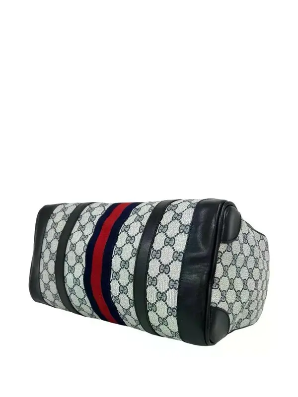 Gucci 1970-1980 Gg Supreme Web Boston Bag