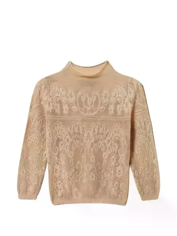 TWINSET Jacquard Turtleneck Jumper