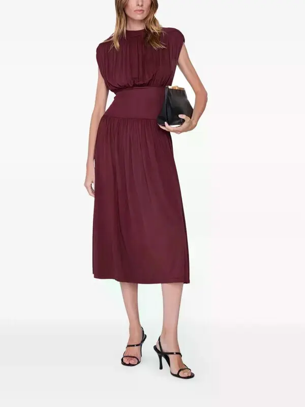 ANINE BING Fran Dress Burgundy - Red