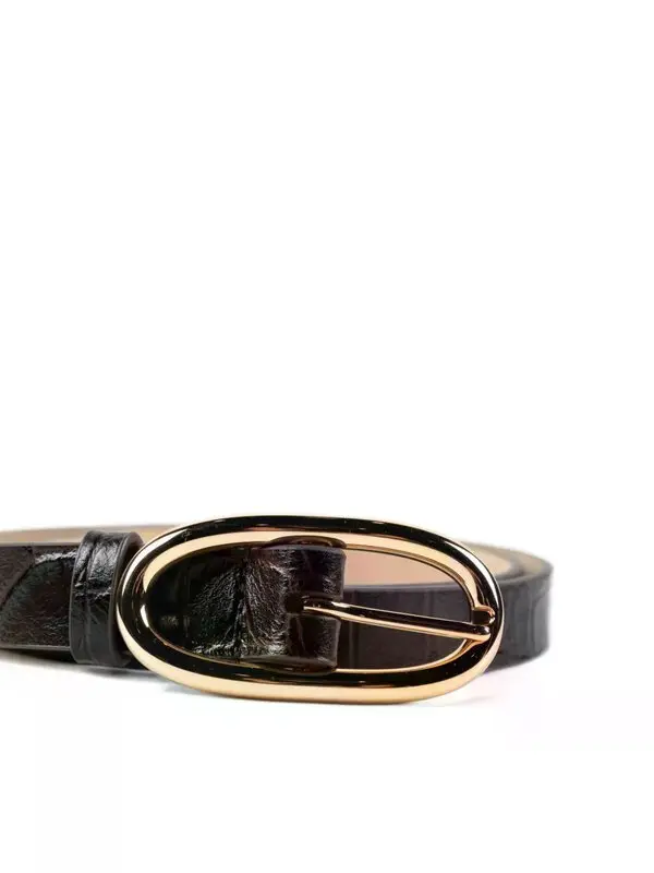 Tory Burch Croc-effect Buckle Belt