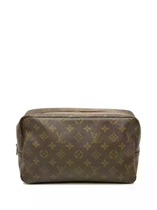 LOUIS VUITTON 1980-2010 Monogram Trousse Toilette 28 Clutch Bag