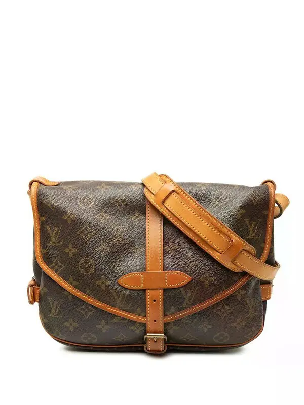 LOUIS VUITTON 1992 Monogram Saumur 25 Crossbody Bag