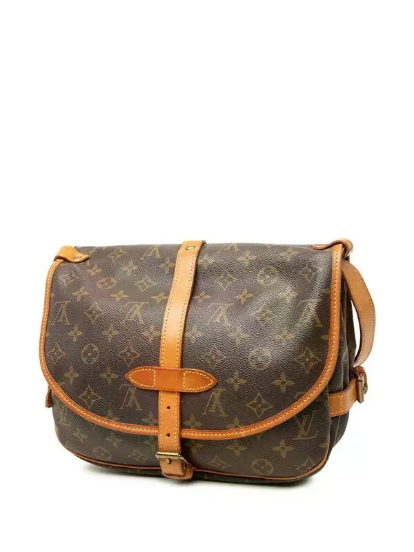 LOUIS VUITTON 1992 Monogram Saumur 25 Crossbody Bag