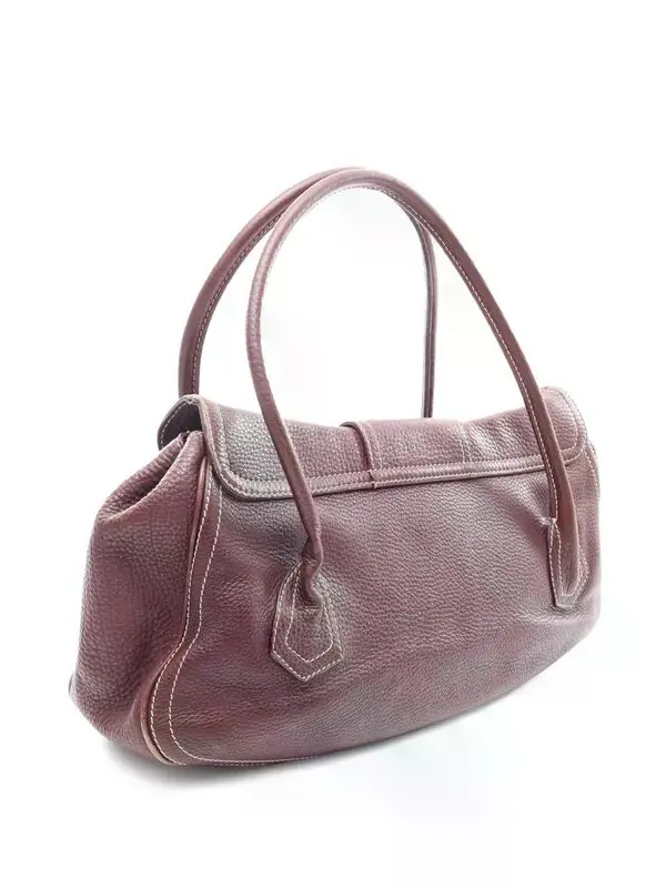 Celine 20th Century Leather Buckle Handbag