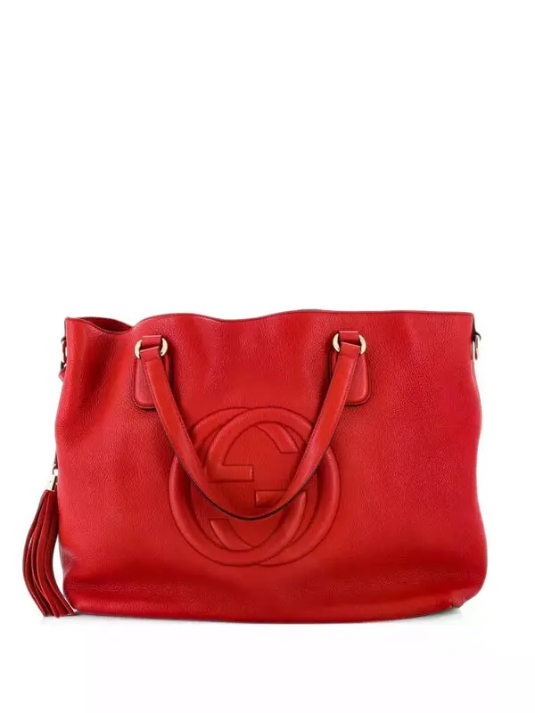 Gucci Soho Working Leather Large Tote Bag