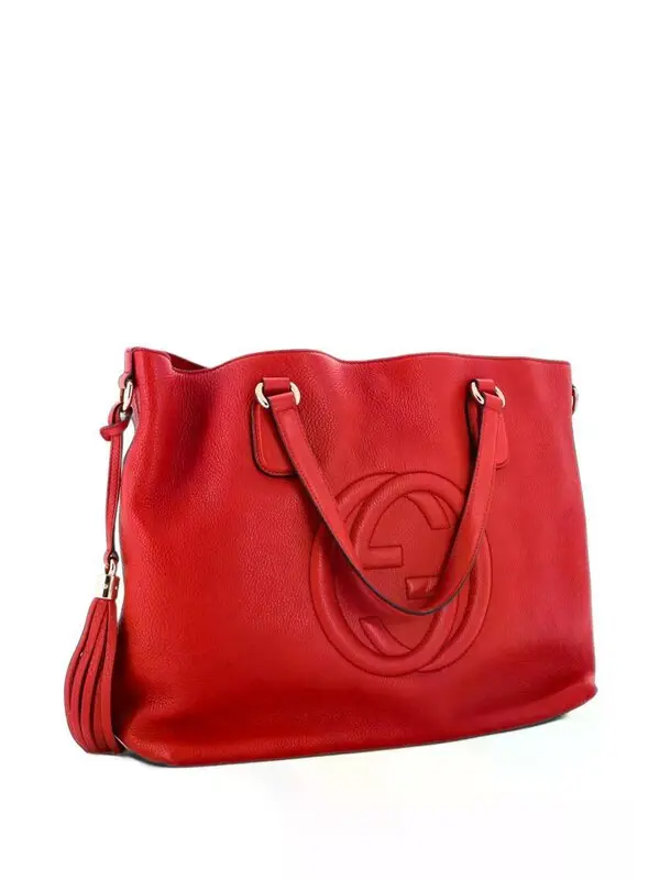 Gucci Soho Working Leather Large Tote Bag