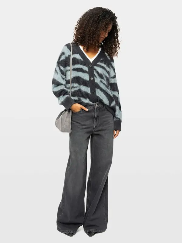 Zadig&Voltaire Arpa Cashmere Cardigan - Anthracite
