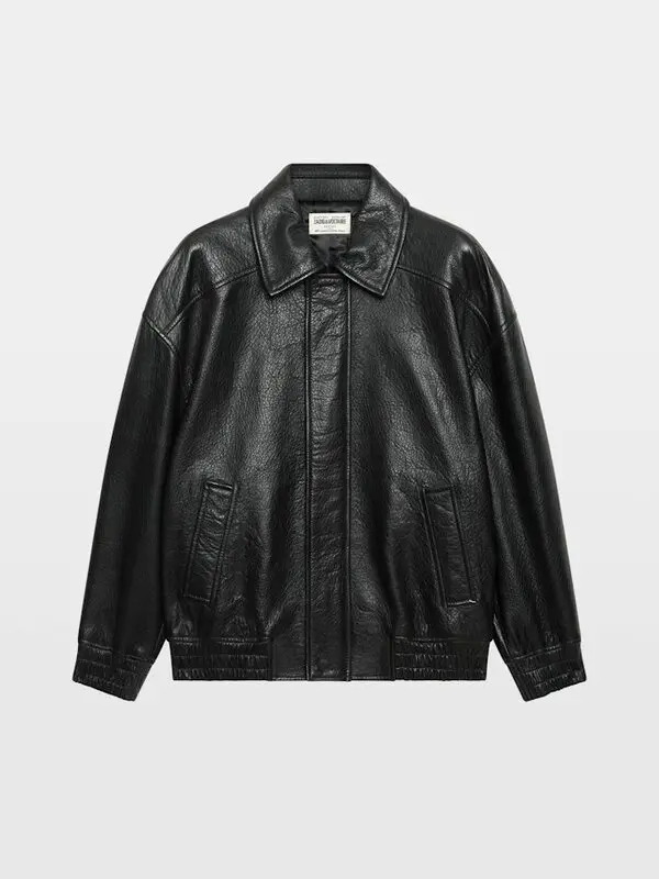 Zadig&Voltaire Loriand Leather Jacket - Black