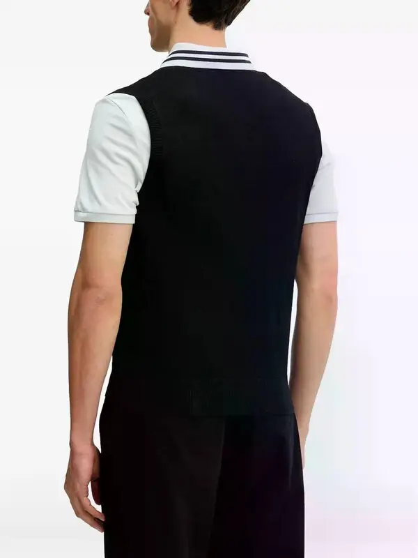 BENETTON Wool Vest - Black