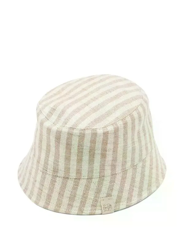 Brunello Cucinelli Striped Bucket Hat