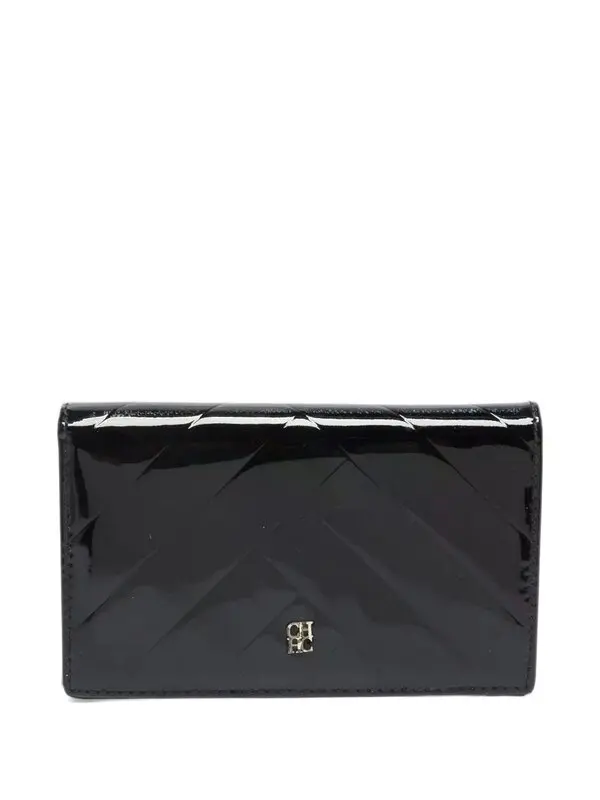 Carolina Herrera Chevron Bifold Wallet