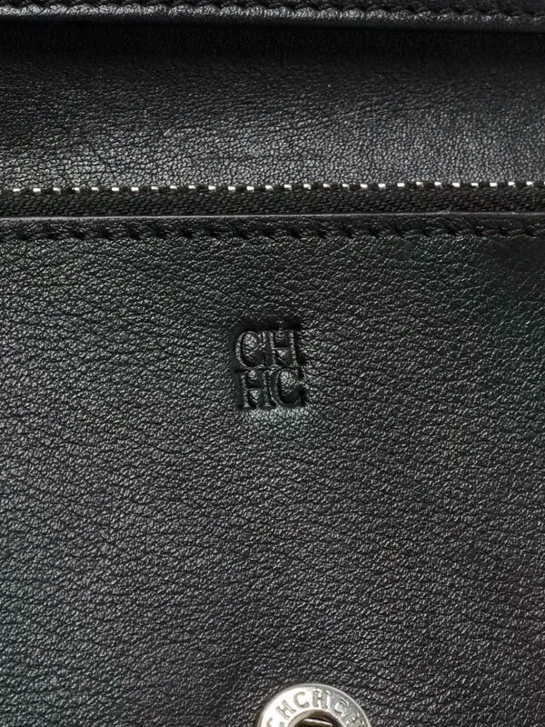 Carolina Herrera Chevron Bifold Wallet
