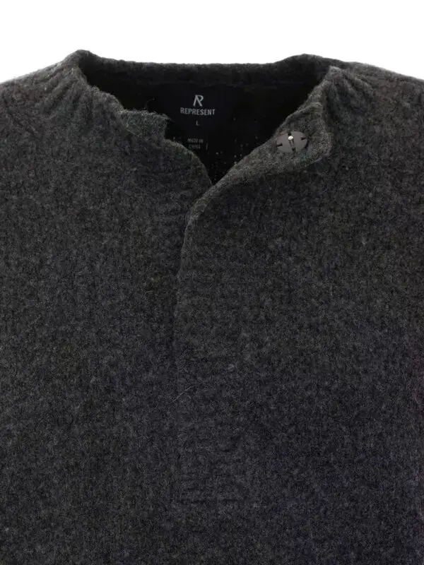 REPRESENT Ramone Half-button Sweater