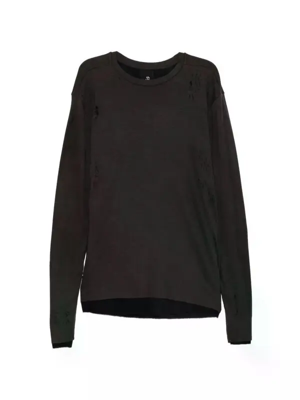 THOM KROM Distressed Layer T-shirt