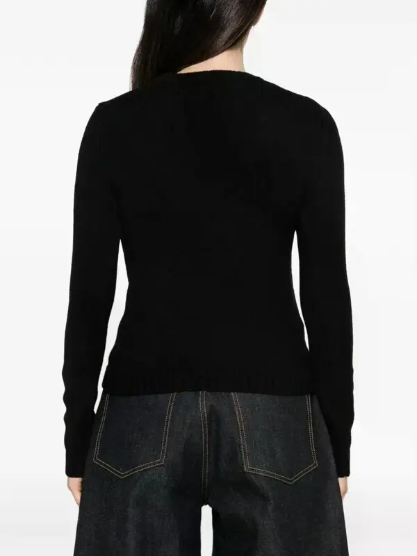 BASE Ribbed-knit Crew-neck Sweater