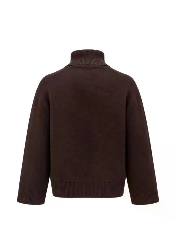 YVES SALOMON Ribbed-knit Cashmere Sweater
