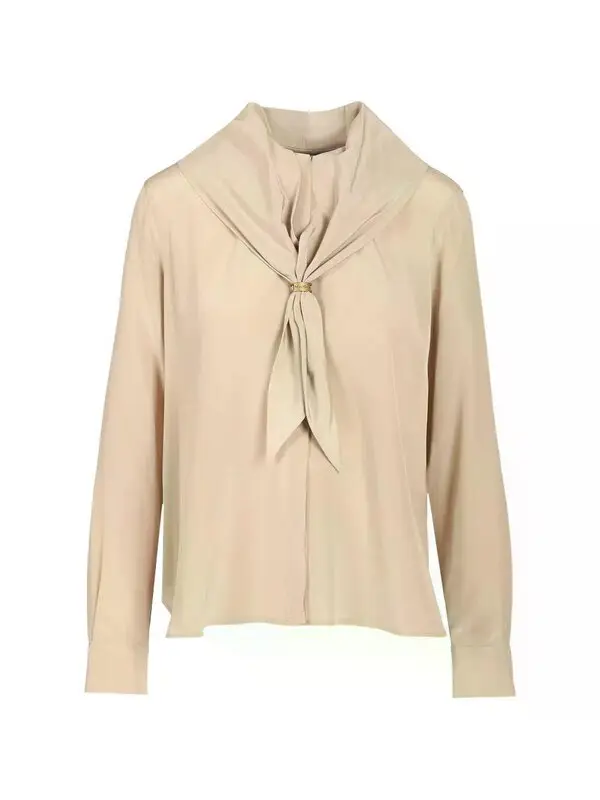 Max Mara Foulard-detail Silk Shirt