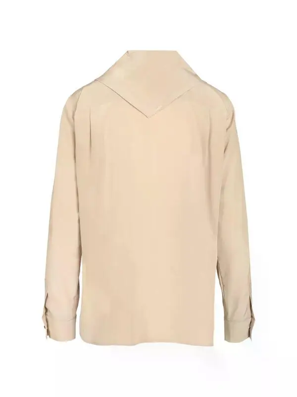 Max Mara Foulard-detail Silk Shirt