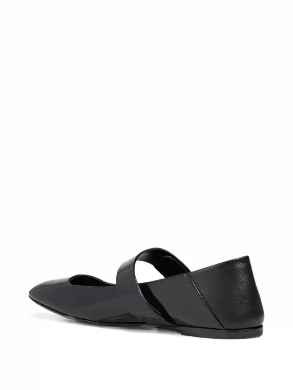 Valentino Garavani Vlogo Locker Square-toe Ballet Flats