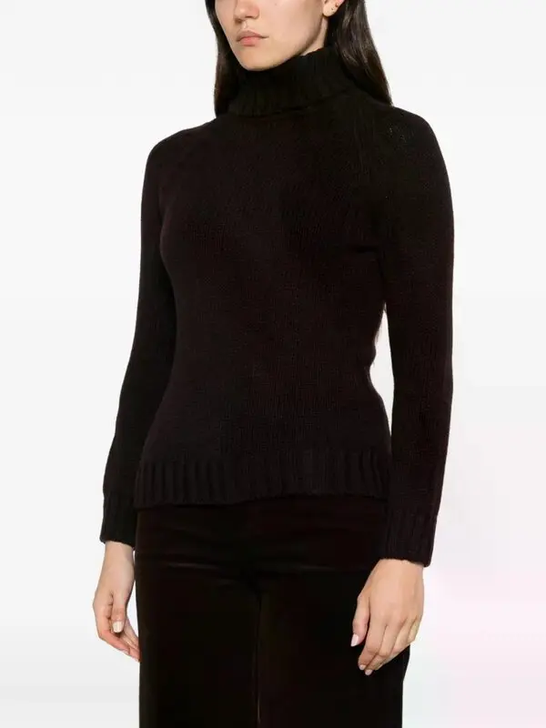 BASE Ribbed-knit Roll-neck Sweater