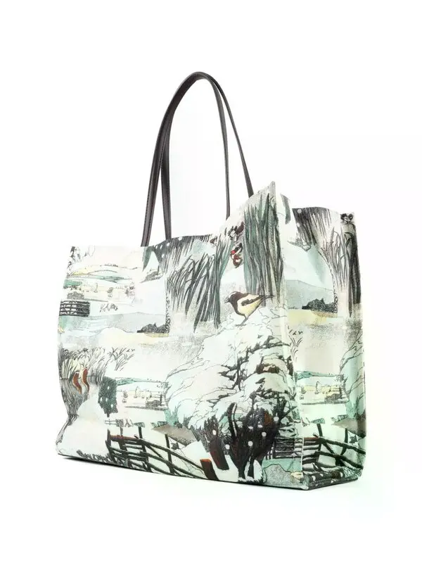 Tory Burch Ella Logo-patch Tote Bag