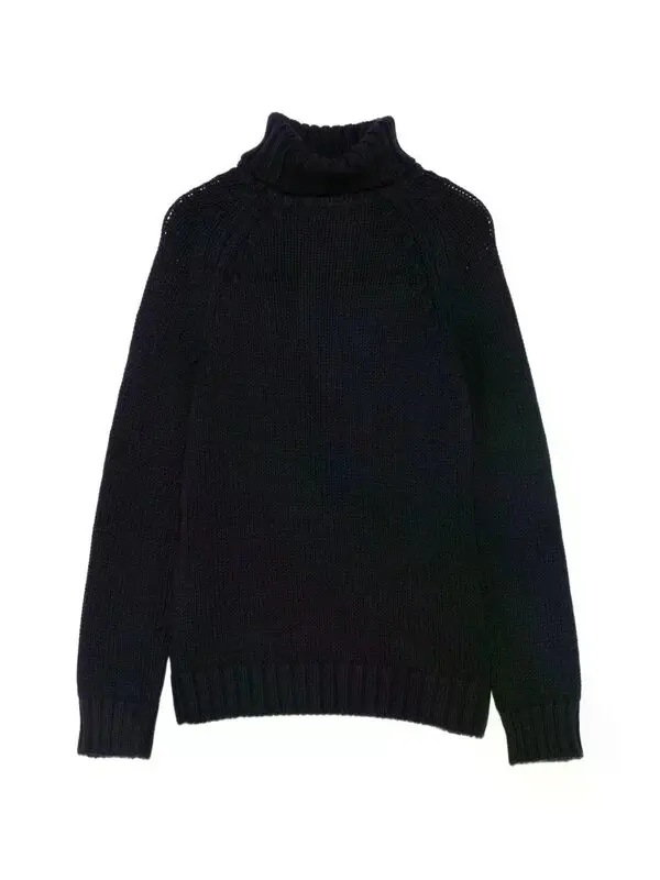 BASE Ribbed-knit Roll-neck Sweater