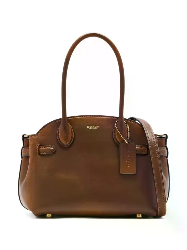 COACH Empire Carryall Bag 21 In Loved Leather - Brown