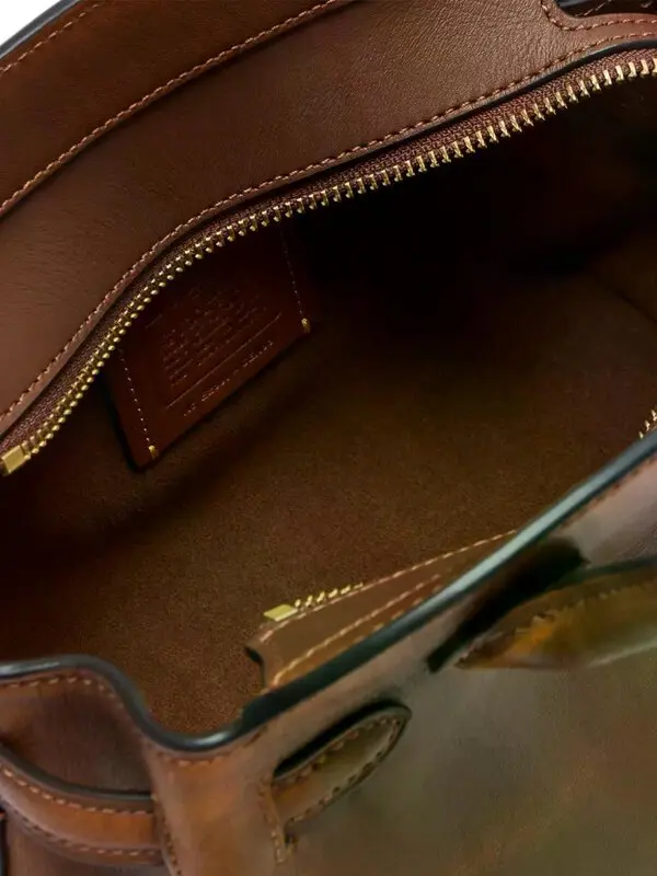 COACH Empire Carryall Bag 21 In Loved Leather - Brown