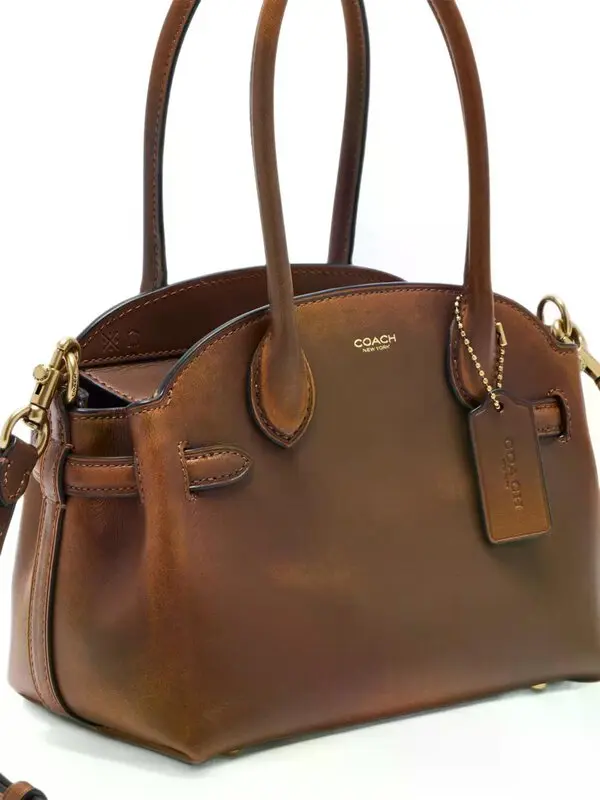 COACH Empire Carryall Bag 21 In Loved Leather - Brown