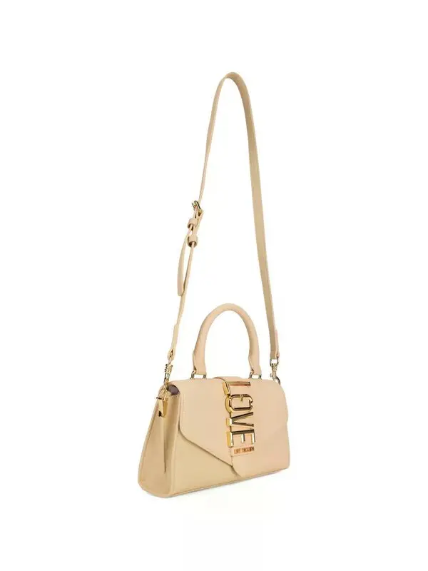 Moschino Logo-plaque Tote Bag - Neutrals