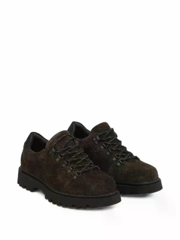 LES DEUX Hairy-suede Chunky-sole Boots