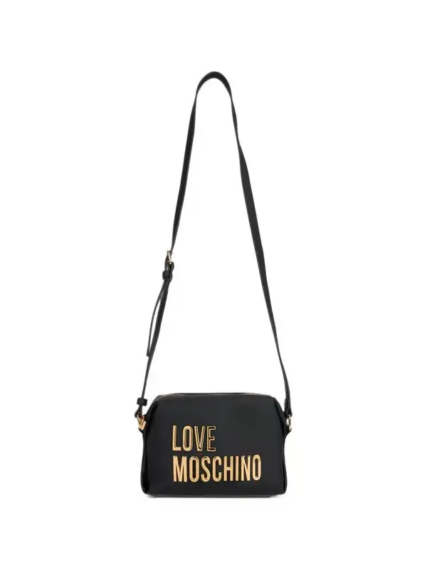 Moschino Logo-lettering Zip-top Shoulder Bag