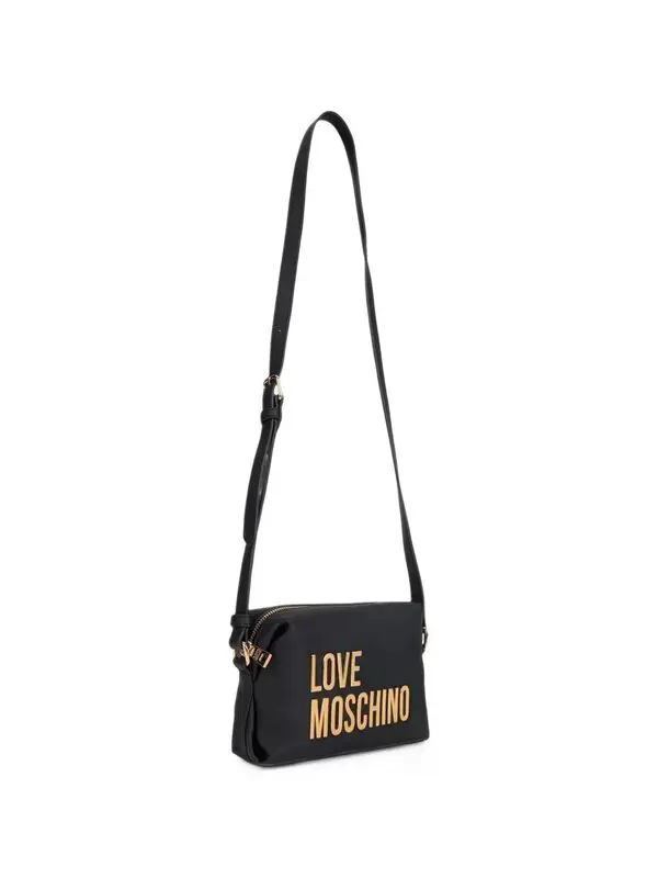 Moschino Logo-lettering Zip-top Shoulder Bag