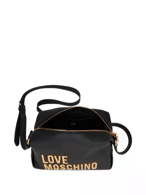 Moschino Logo-lettering Zip-top Shoulder Bag