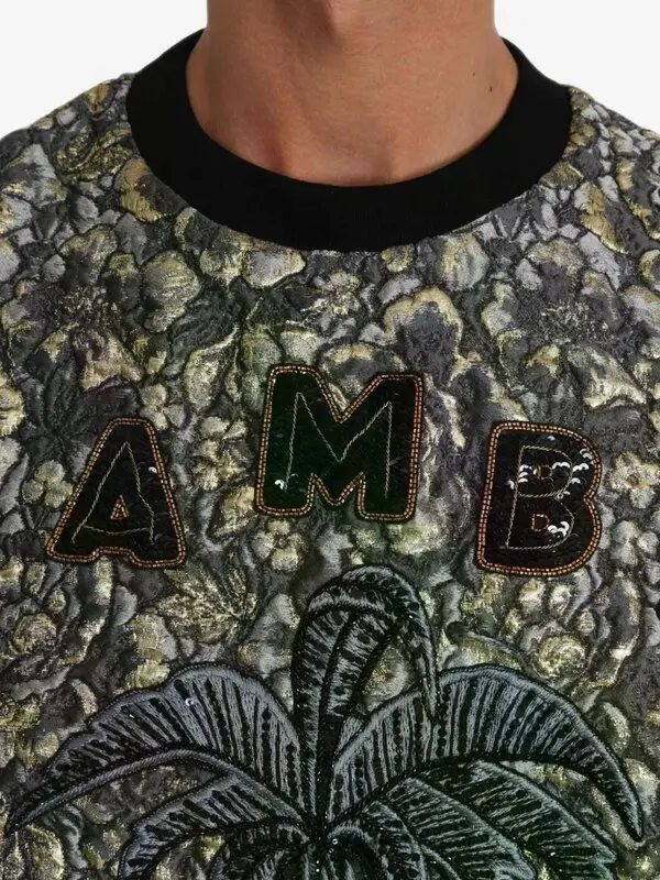 Dolce & Gabbana Samba Floral-jacquard Sweatshirt