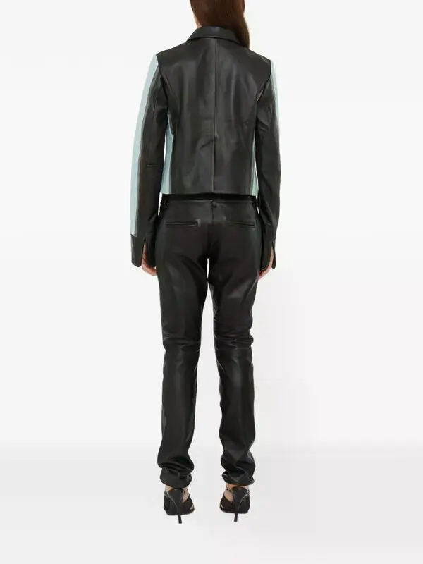 Christopher Esber Scuffed-effect Leather Jacket