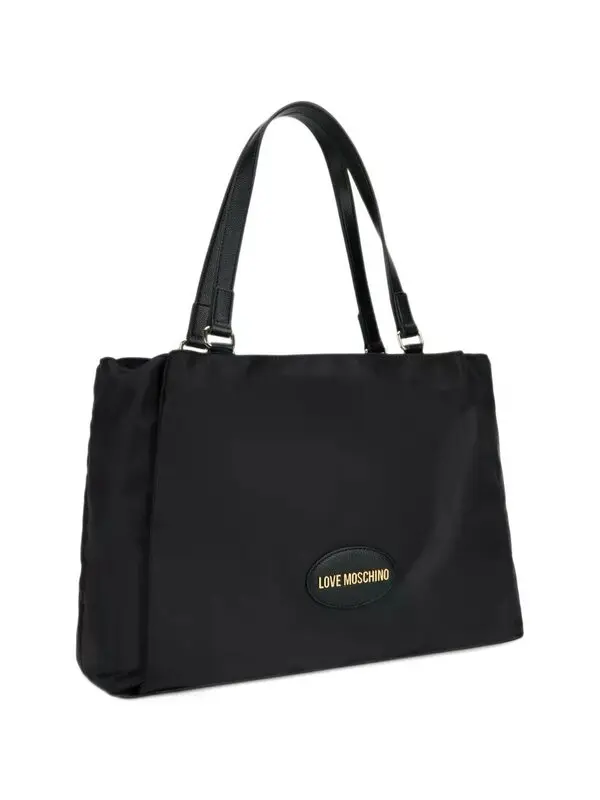 Moschino Logo-plaque Tote Bag