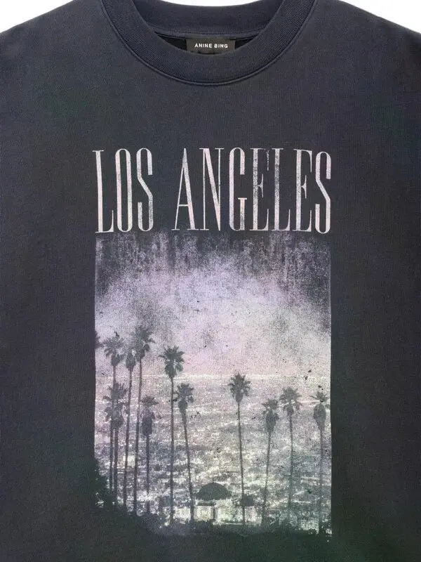 ANINE BING Miles Sweatshirt Los Angeles - Black