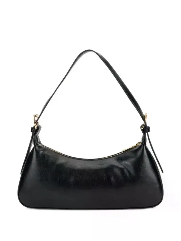 Moschino Curved Logo-plaque Shoulder Bag